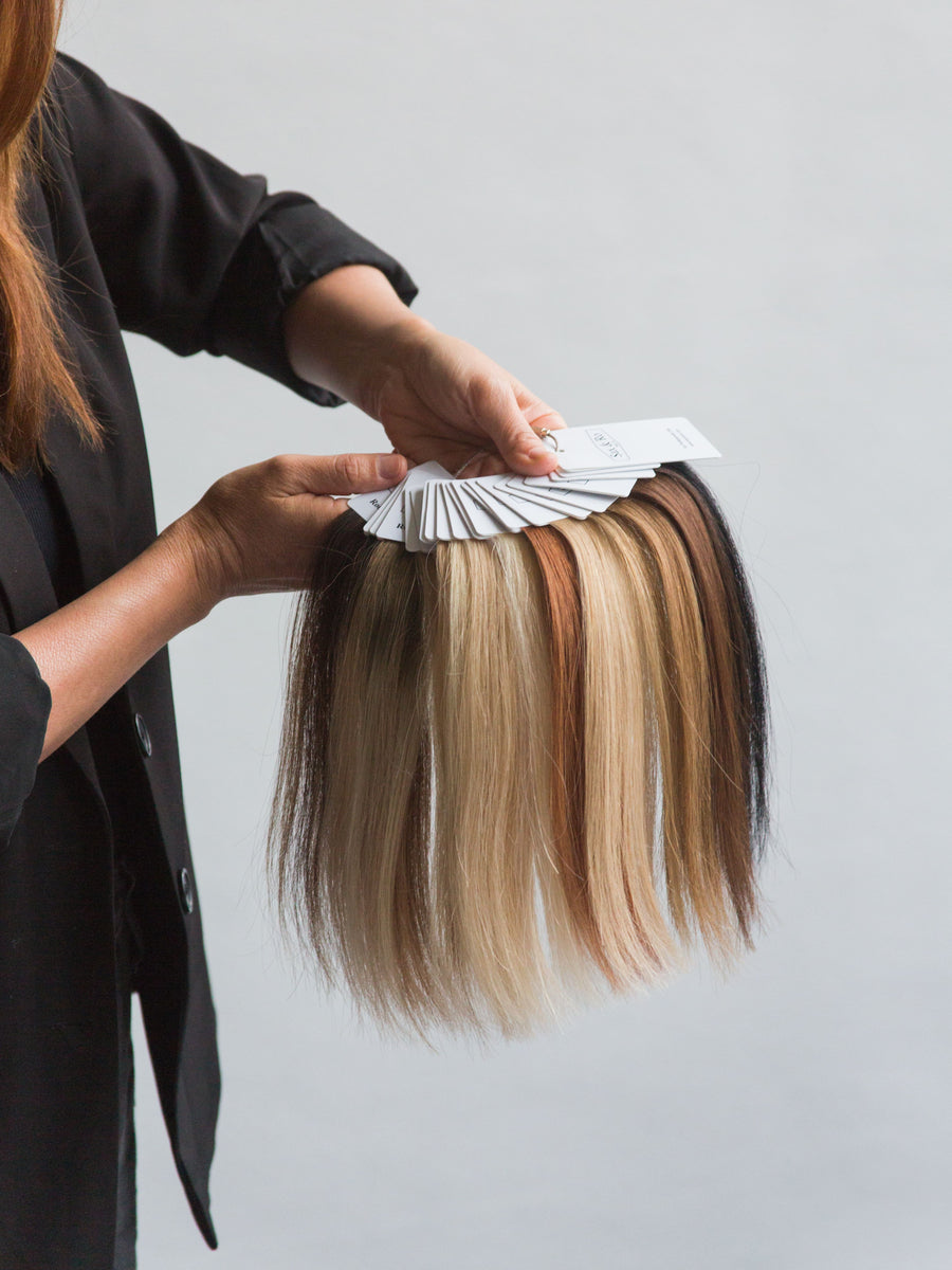 Mastering Color Matching for Seamless Hand-Tied Hair Extensions – Sax & Ro